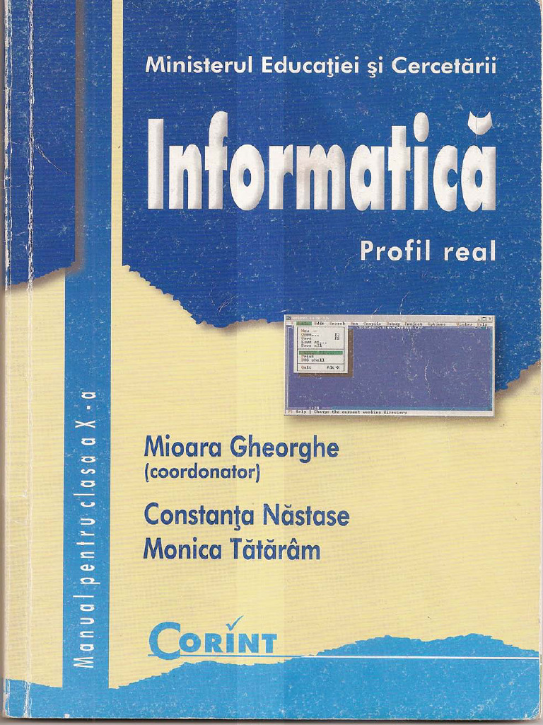 Manual Informatica Clasa a X-A | PDF
