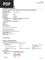 Safety Data Sheet: Hempadur Mastic 45889 Base | PDF | Epoxy | Combustion
