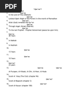 Islamic Quiz Questions and Answers | PDF | Prophets And Messengers In ...