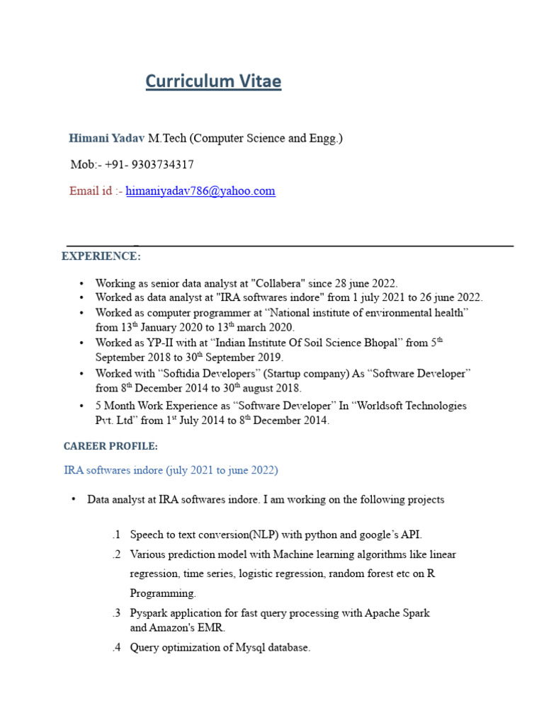 Himani Yadav - 14 - 11 - 22 | PDF | Apache Spark | Arc Gis