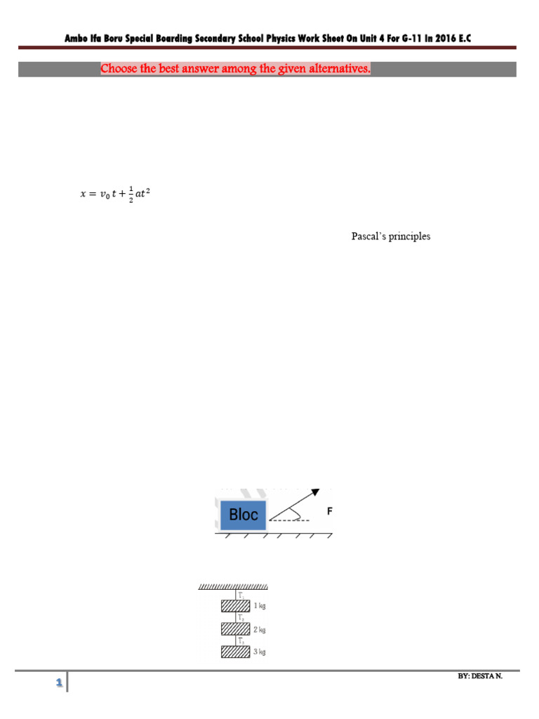 Object Velocity After Impulse Calculation | PDF | Force | Momentum
