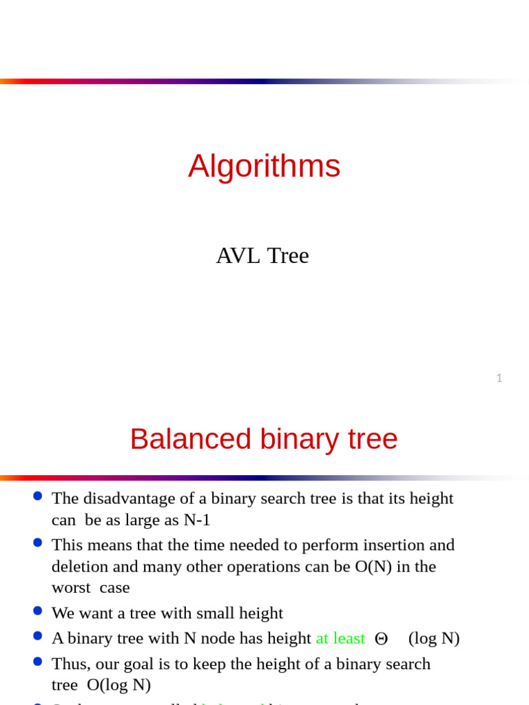 AVL TREES With Insert and Delete Examples 22 | PDF | Algorithms And Data Structures | Algorithms