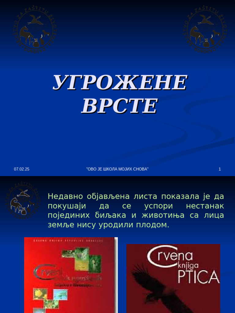 3 - Ugrozene Vrste Zivotinja U Srbiji I Svetu | PDF