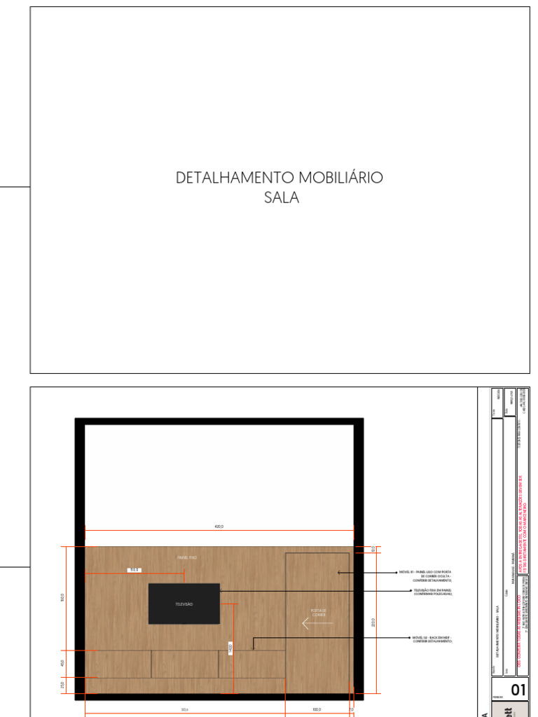 Detalhamento Mobiliário Completo - Joana | PDF