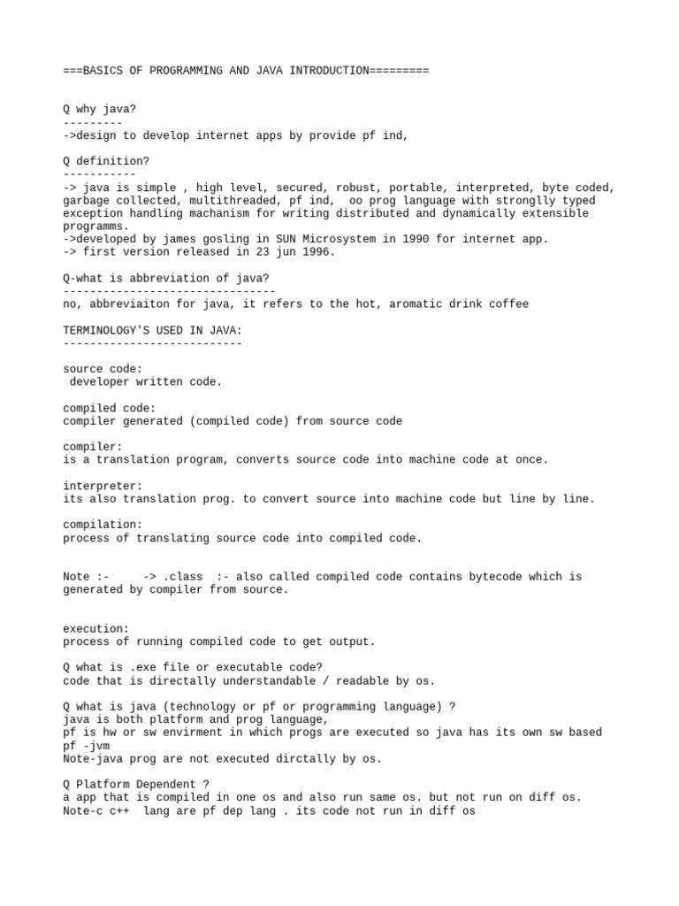 CJ-HARI-KRISHNA 1 | PDF | Java (Software Platform) | Class (Computer Programming)