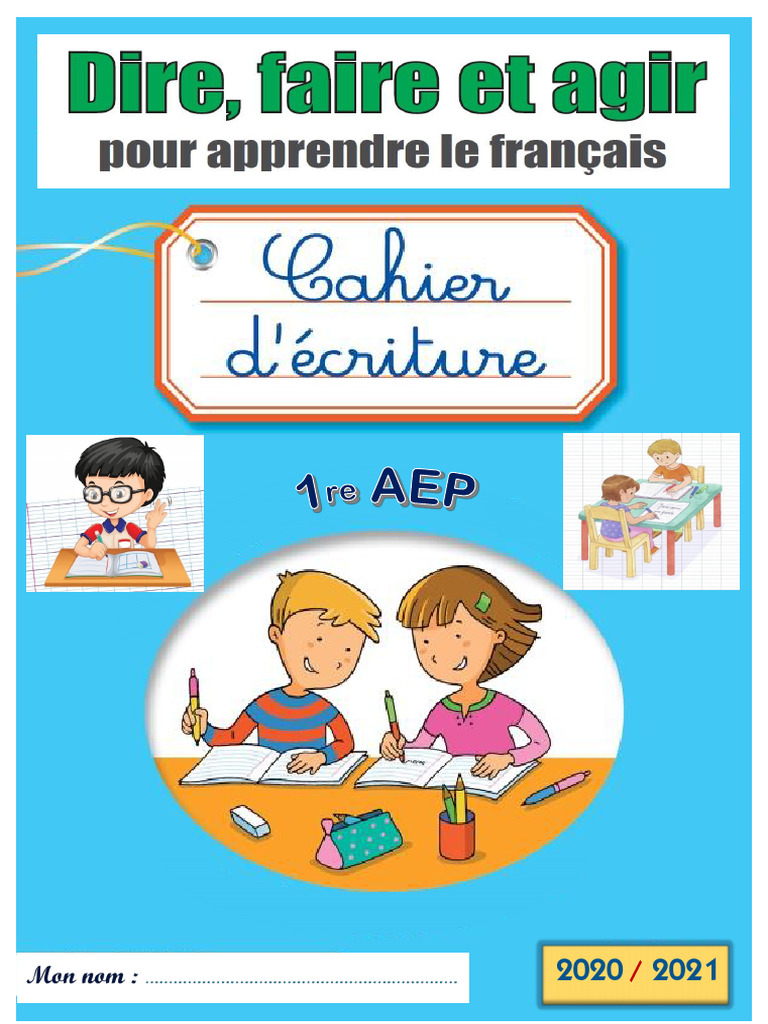 Cahier Décriture 1AEP | PDF