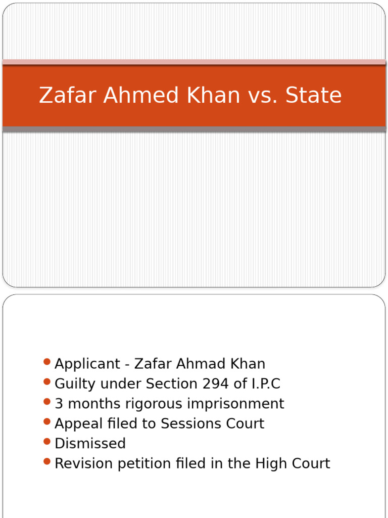 Zafar Ahmed Khan | PDF | Obscenity | Chastity