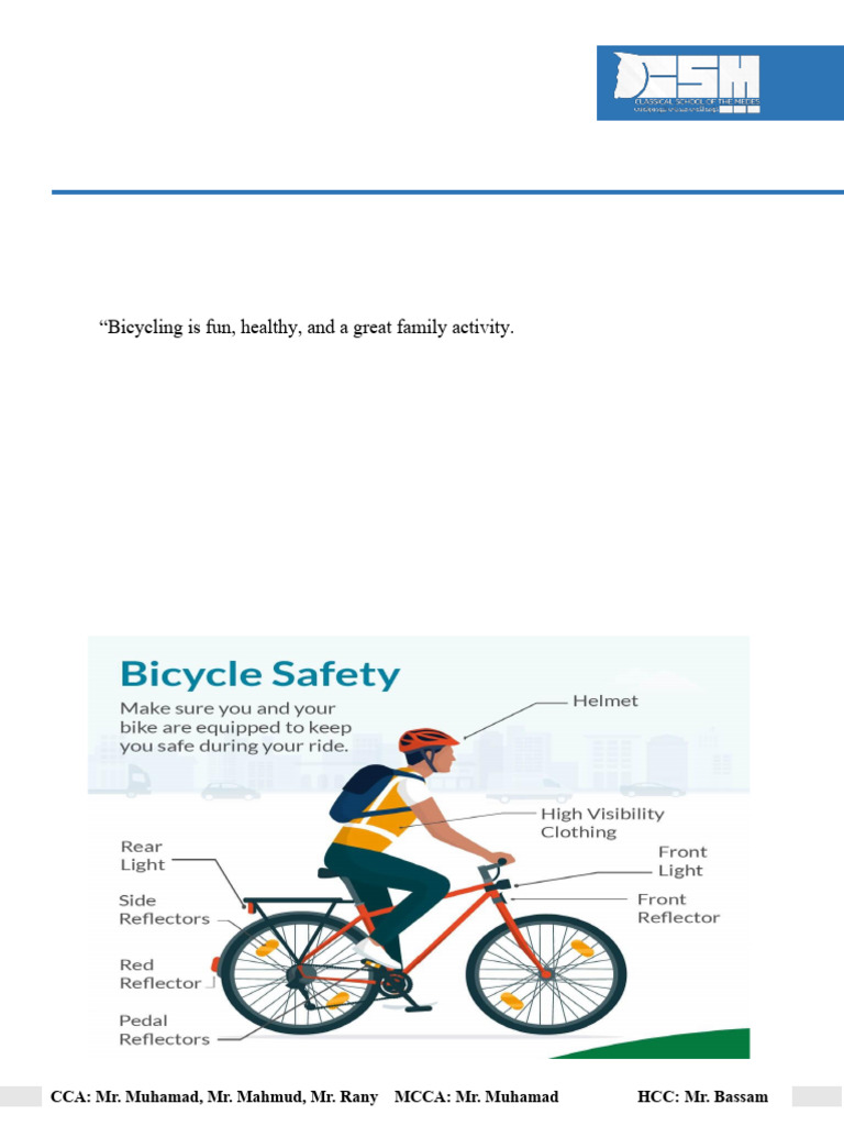 Gr3 4 PE Ph2 Week6 SS2 Bicycle Safety PDF | PDF