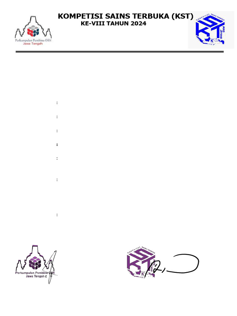 SK-Nilai-Final-KST-2024 | PDF