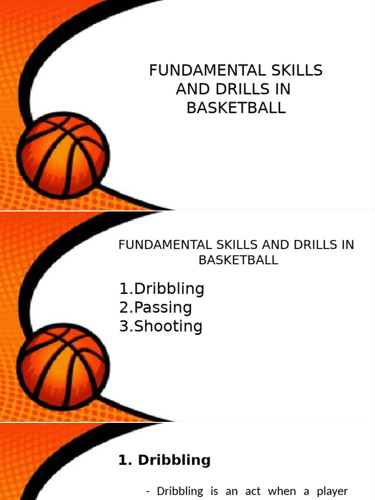 Fundamentals of Basketball | PDF | Indoor Sports | Games Of Physical Skill