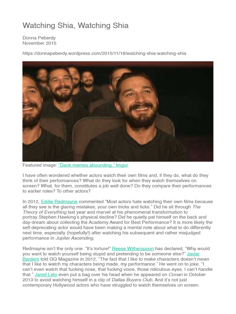 Watching Shia Watching Shia | PDF