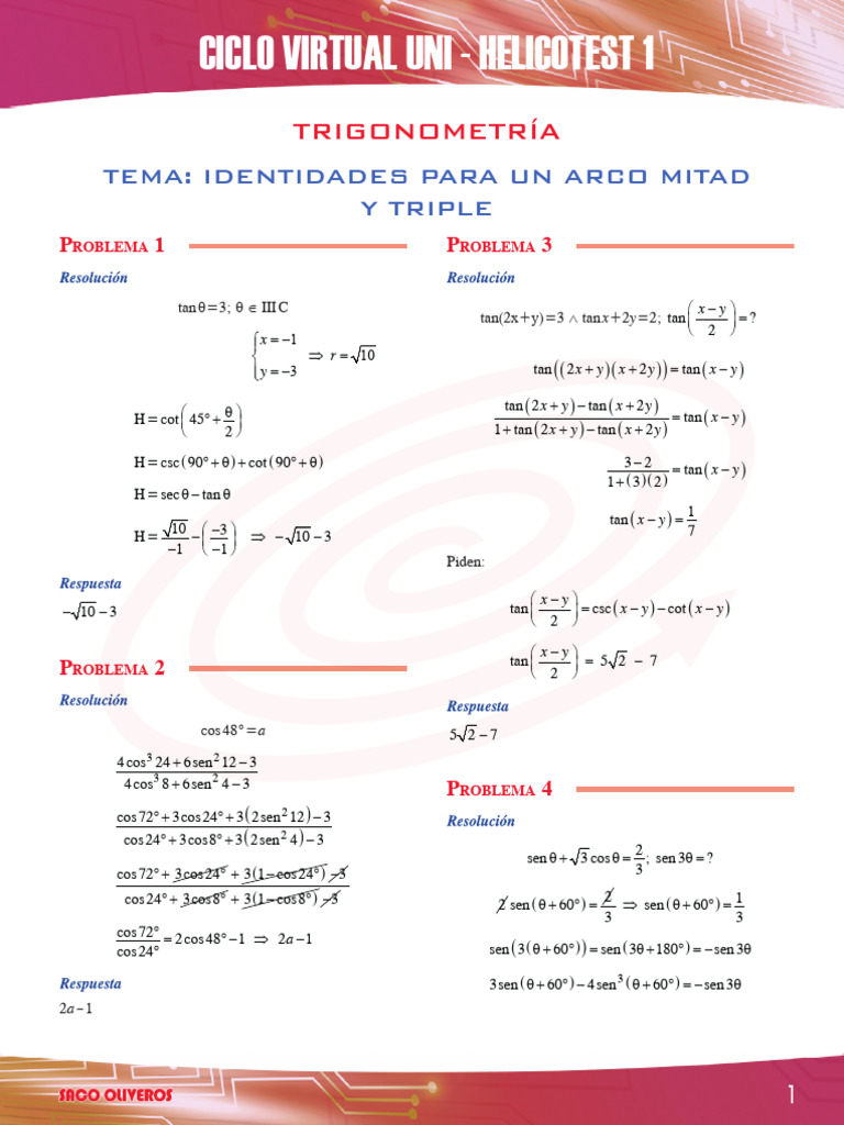 4_Trig_5° UNI_Cap15_Tarea_24 | PDF