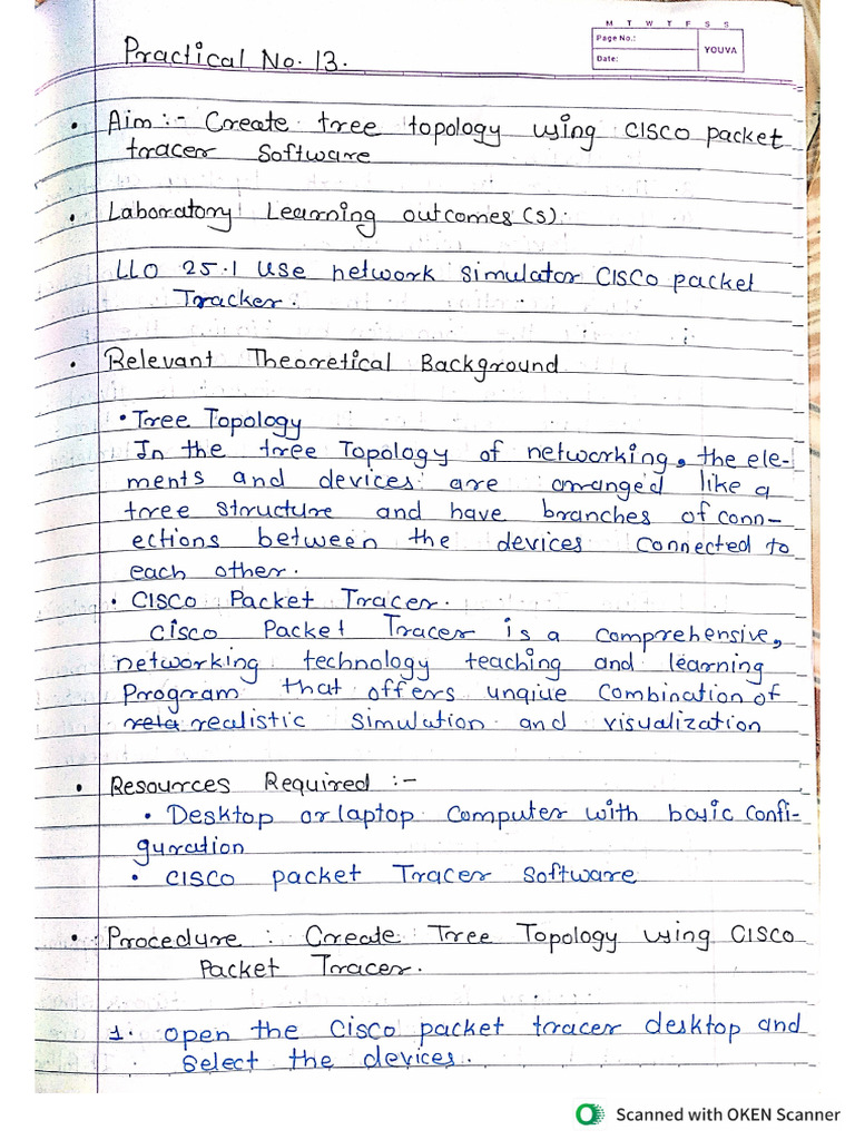 DCN Practical No 13 | PDF