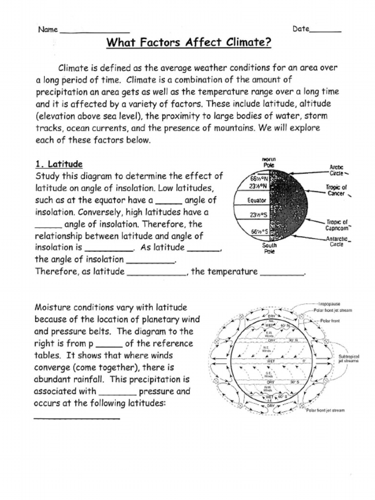 Clim Factors 4p READING | PDF
