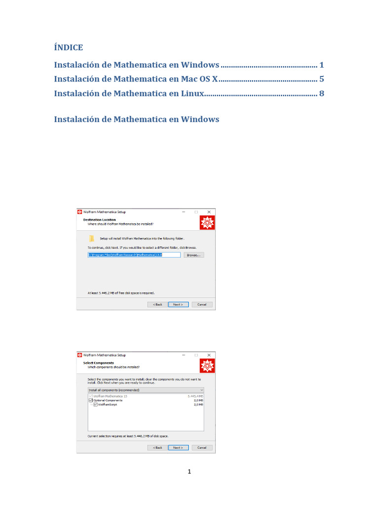 instalacion_de_mathematica | PDF | Archivo de computadora | Microsoft Windows
