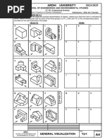 Tutorial 4-Orthographic Projections | PDF