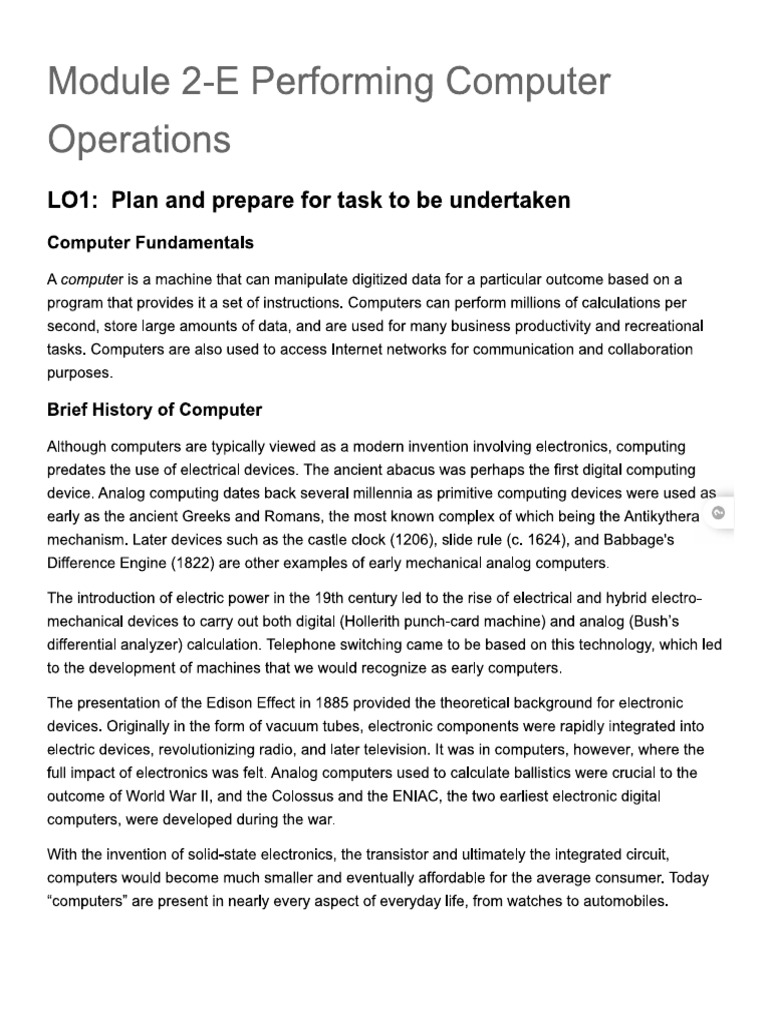 Module 2-E | PDF