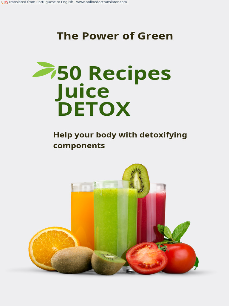 9º50 Receitas o Poder Do Suco Detox - Pt.en | PDF | Lemon | Juice