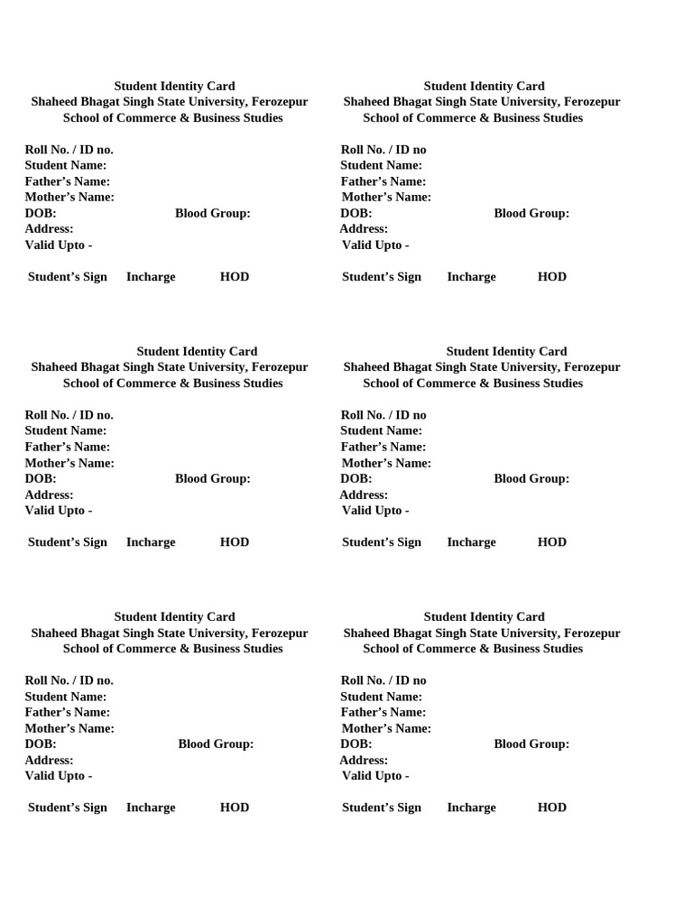 Student Identity Card | PDF | Authentication | Applications Of Cryptography