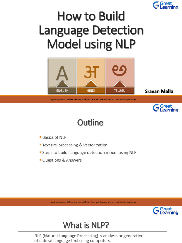 Build Language Detection Model With NLP | PDF | Applied Linguistics | Learning