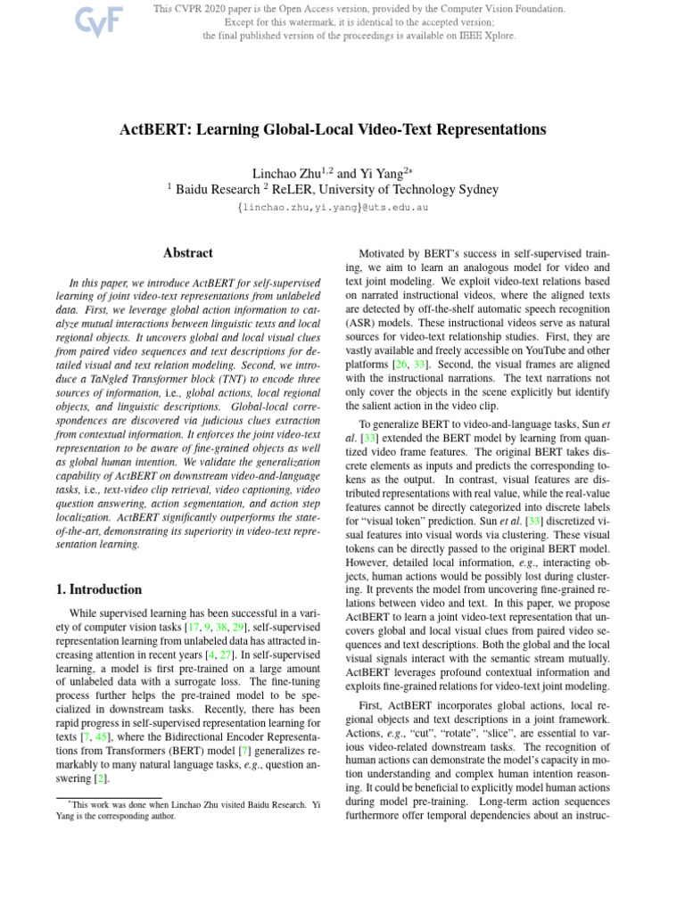 paper2-cvf-2020 | PDF | Cognitive Science | Computational Neuroscience