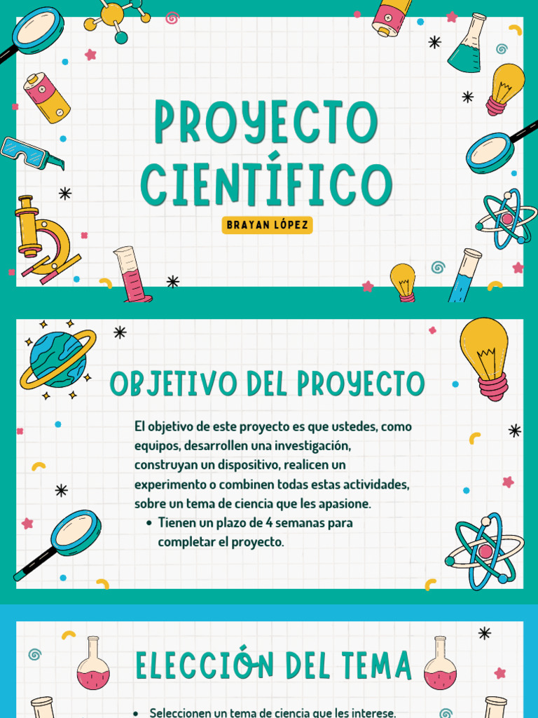 Proyecto de Ciencia: Guía y Evaluación | PDF