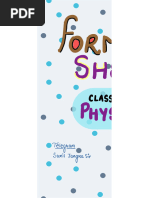 Class 12 Physics Formula Cheat Sheet | PDF | Capacitance | Capacitor