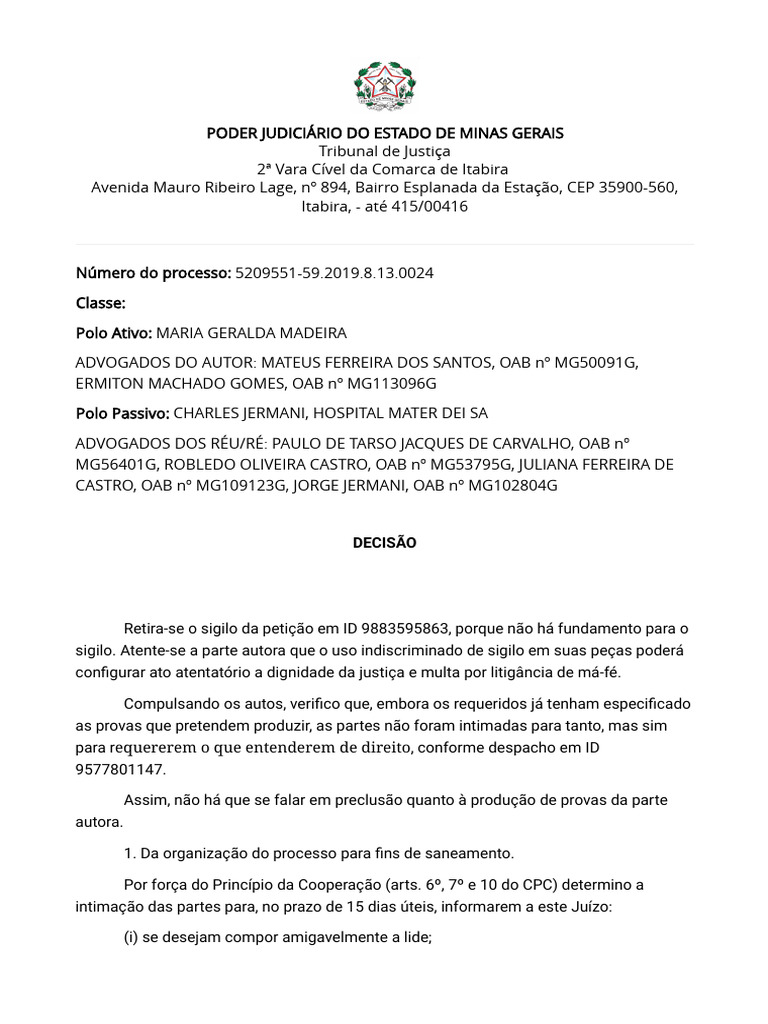 Processo Judicial Eletrônico - 1º Grau | PDF | Prova (jurídico ...