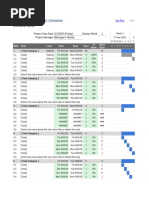 Excel Sprint Project Tracker Template | PDF | Microsoft Excel | Computing
