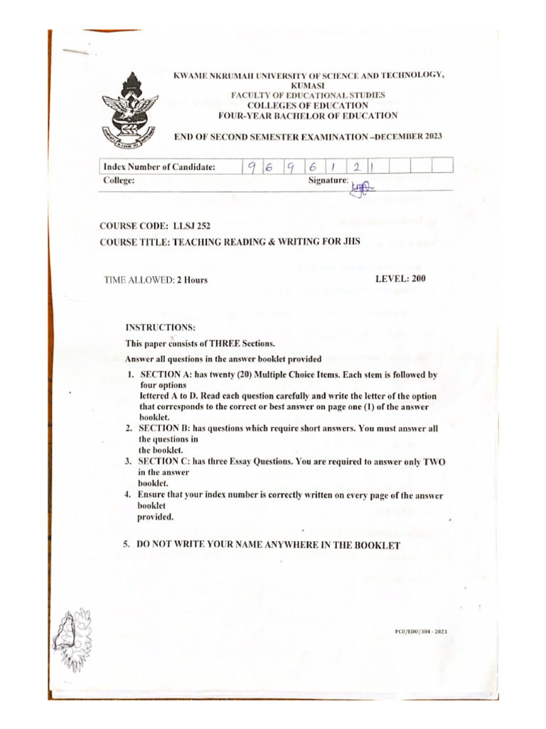 Teaching Reading & Writing for Jhs | PDF