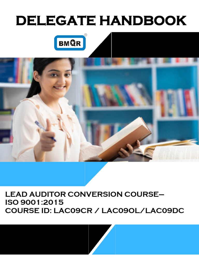 Delegate Hand Book ISO 9001 LA Conversion R1 | PDF | Audit | Quality ...