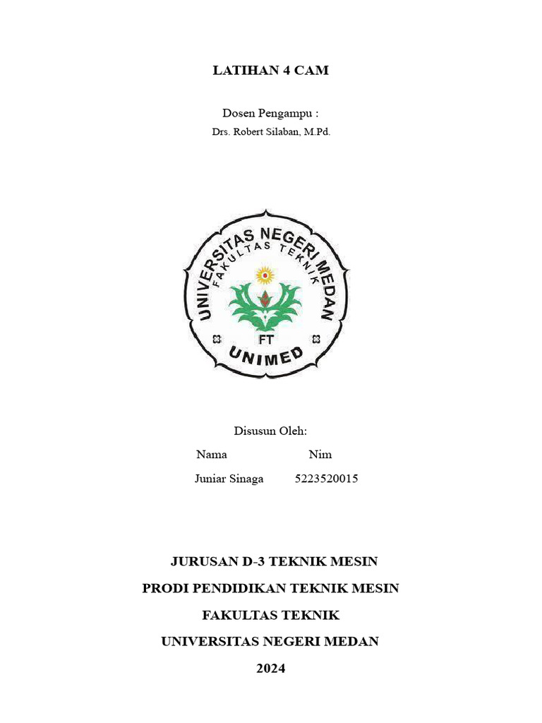 Laporan Latihan 4 Mastercam | PDF