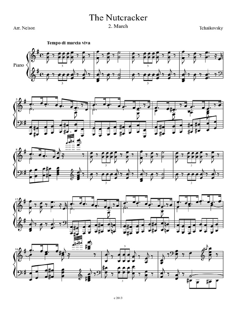 13 - The nutcracker (March) | PDF