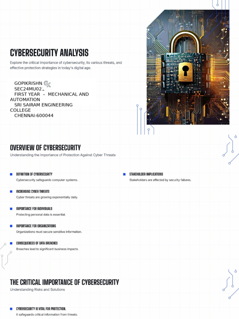 Comprehensive Analysis of Cyber | PDF