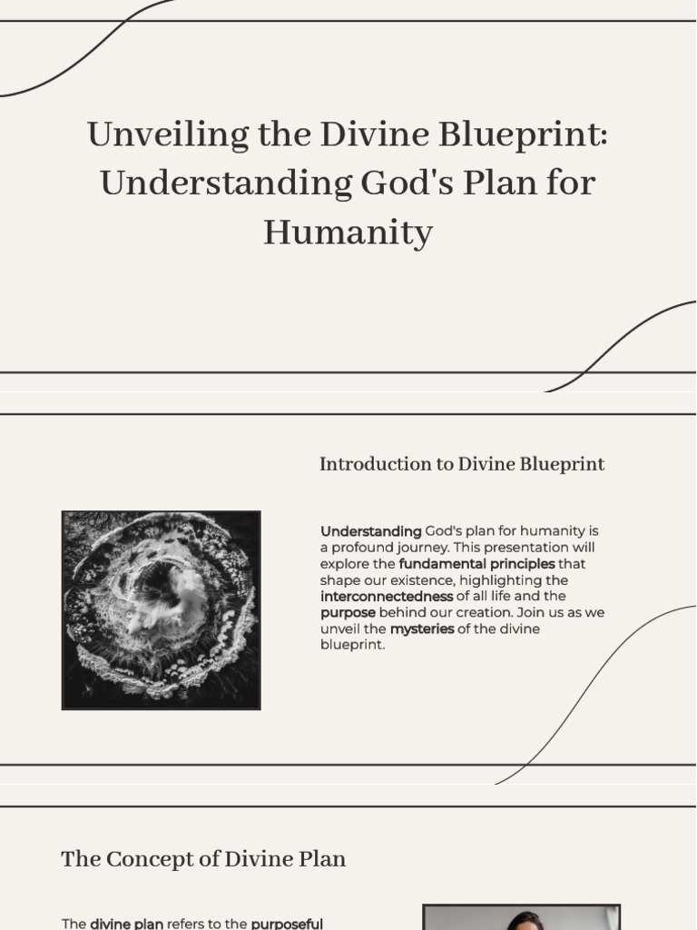 Slidesgo Unveiling The Divine Blueprint Understanding Gods Plan For ...