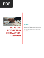 Educational Material On Ind AS 115 | PDF | Consideration ...