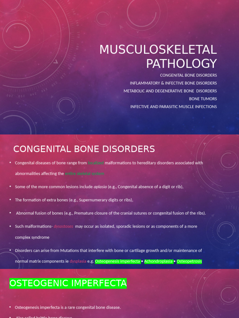 Musculoskeletal Pathology Overview | PDF | Bone | Osteoporosis