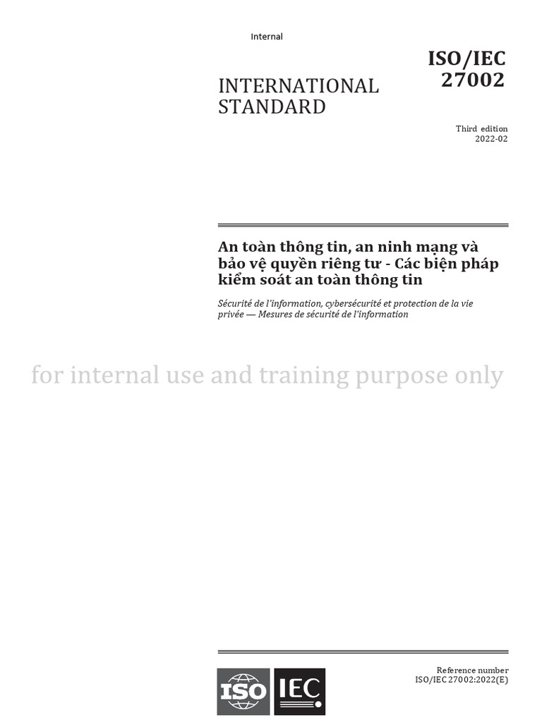 Iso 27002-2022 - VN | PDF