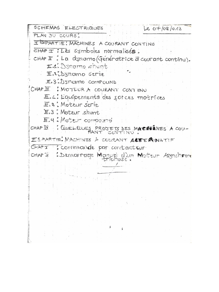 Cours de Schémas 5e | PDF