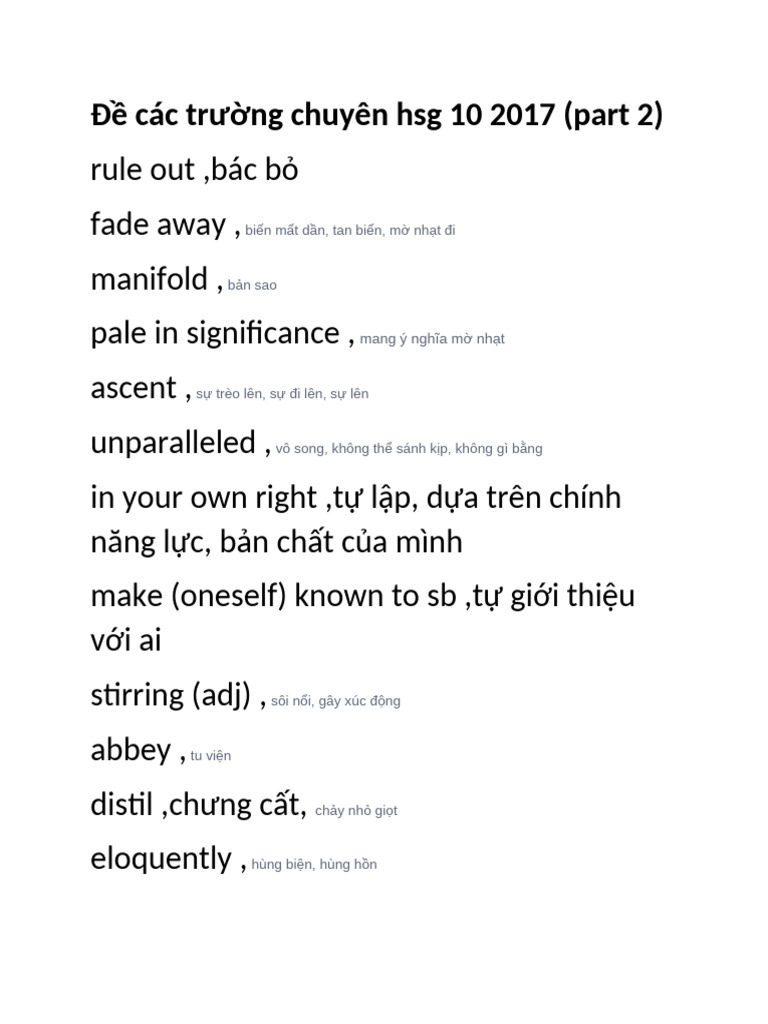 Đề các trường chuyên hsg 10 2017 (part 2) | PDF