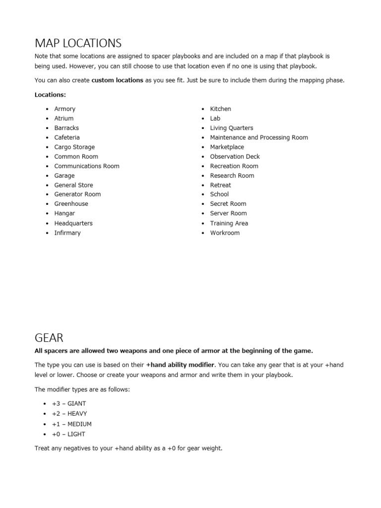 Sci-Fi RPG Gear & Locations Guide | PDF | Gun | Military Technology