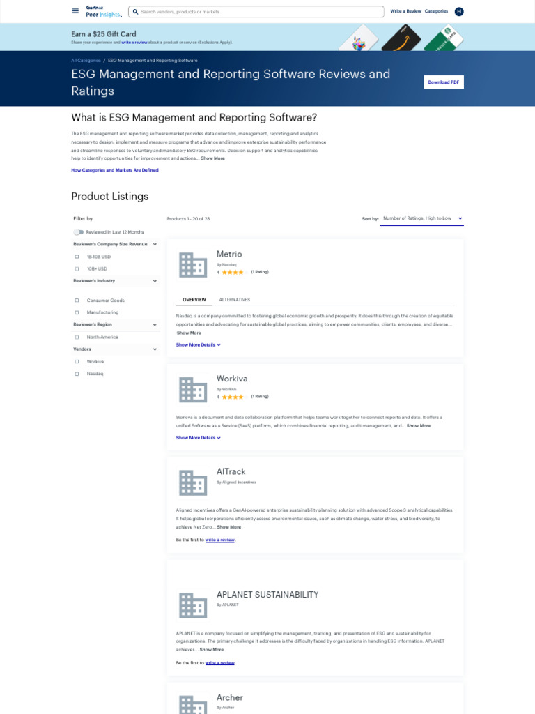 Best ESG Management Software Reviews 2025 | PDF | Business | Economies