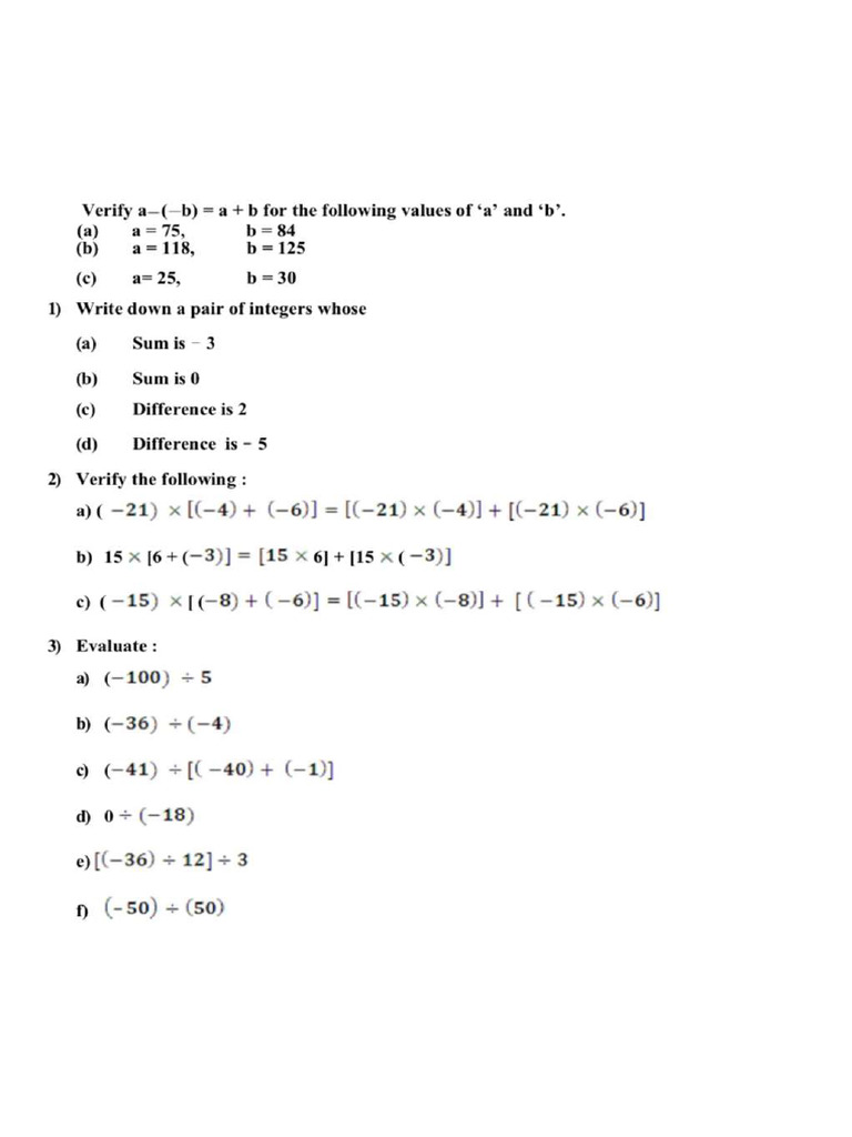 Shanvi Maths Test Question Paper | PDF