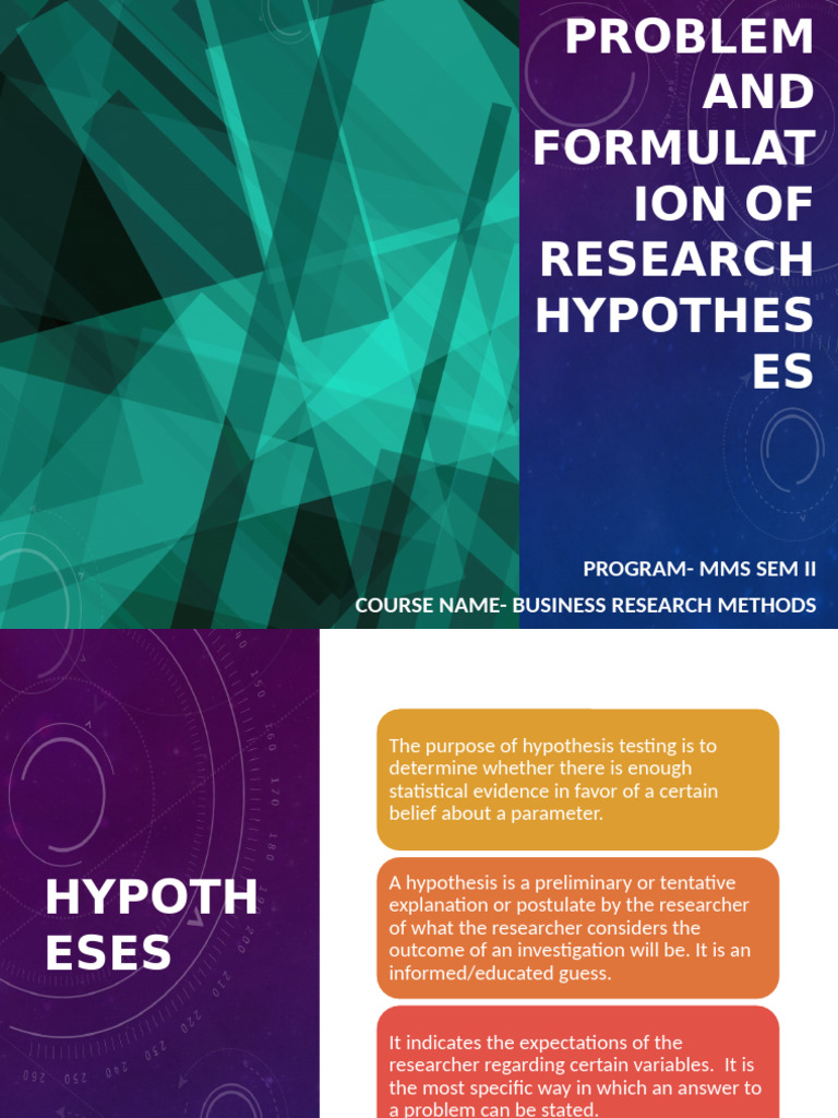 Lecture 4 (1) | PDF | Hypothesis | Statistics