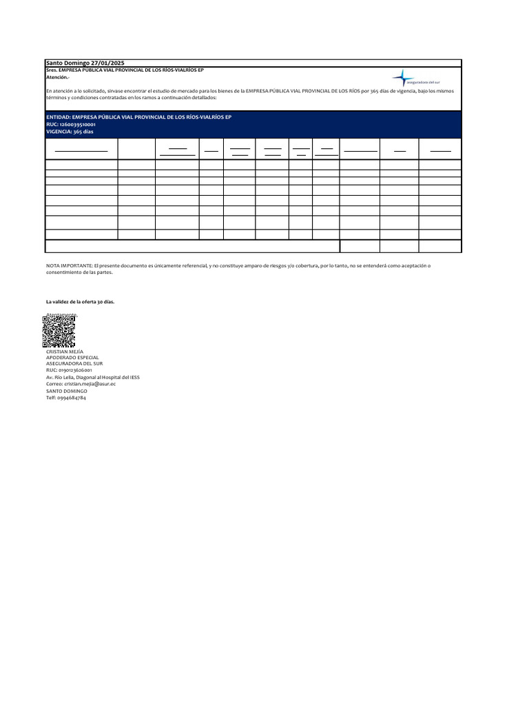 Aseg Sur | PDF | Seguro | Riesgo financiero