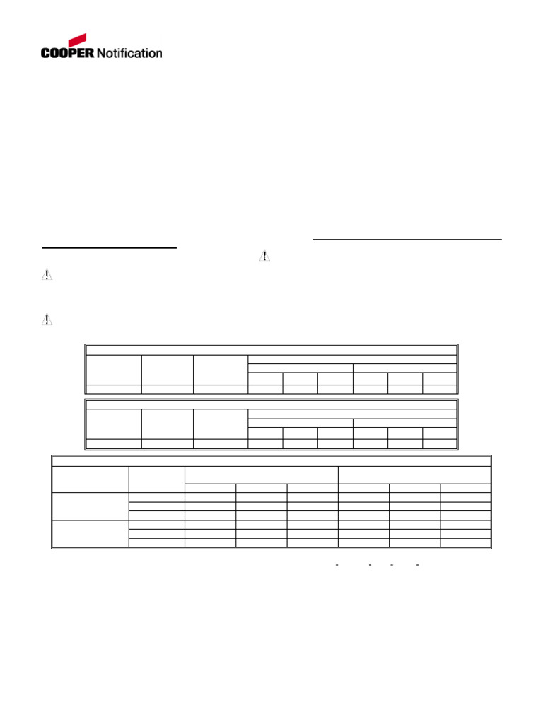 Wheelock Ahwp Horn Install Sheet P83641 | PDF | Electrical Wiring ...
