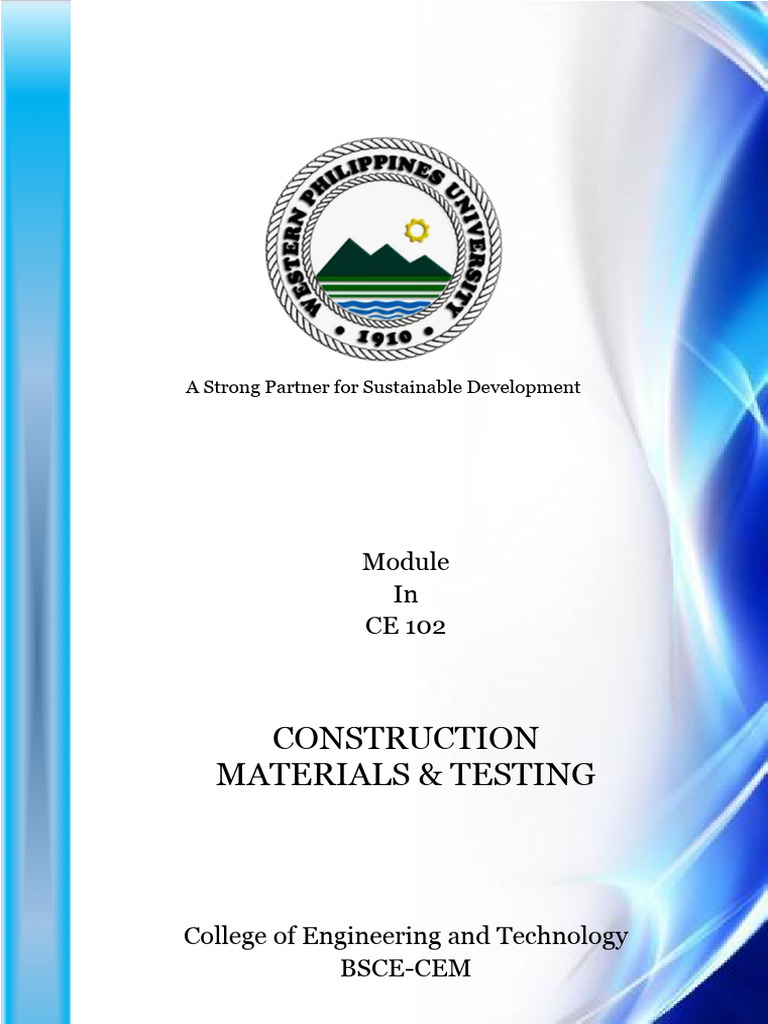 Module 3 CE102 Construction Materials Testing | PDF | Aluminium | Metals