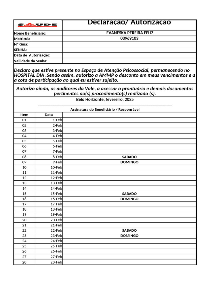 Modelo Guia AMMP Novo | PDF