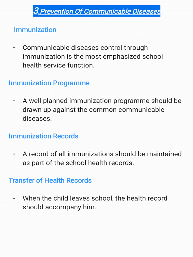 School Health Service | PDF