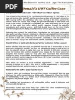 McDonald's Hot Coffee Lawsuit Explained | PDF